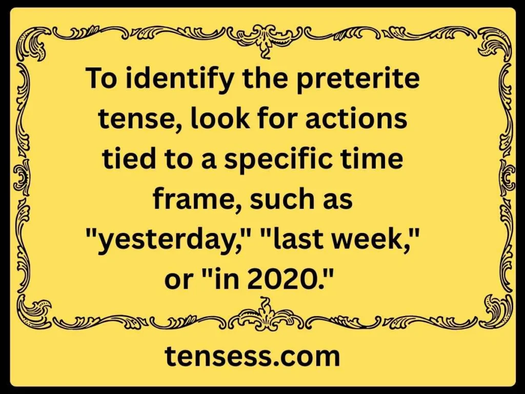 Preterite Tense: Definition, Usage, and Examples